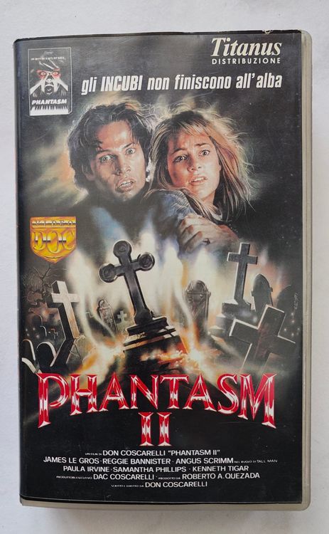 VHS - Phantasm II - Titanus Distribution - Versione italiana (Gebraucht ...