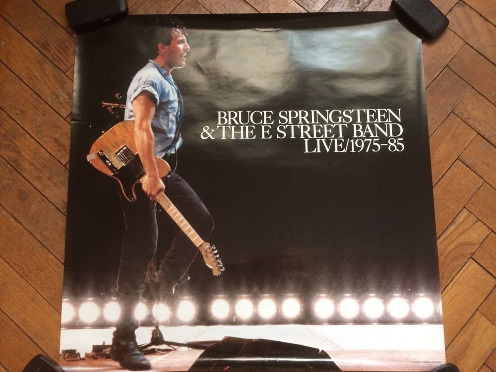 BRUCE SPRINGSTEEN square promo poster LIVE 1975 -85 album cv (Gebraucht ...