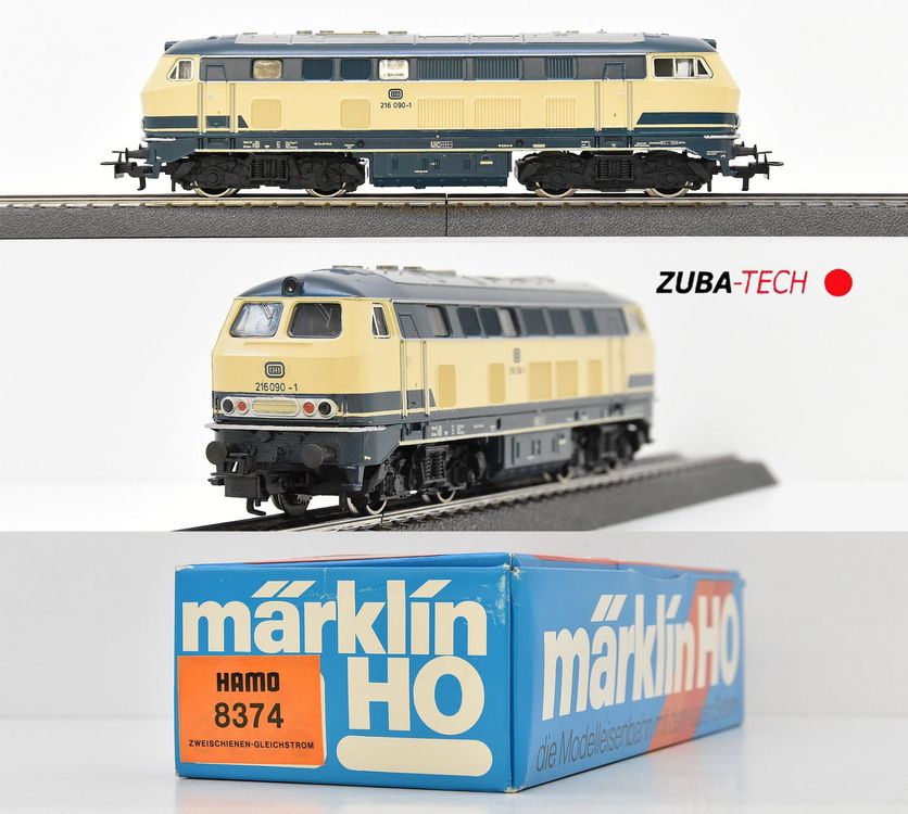 Märklin Hamo 8373 Diesellok BR 216 DB H0 GS Analog mit OVP | Kaufen auf Ricardo