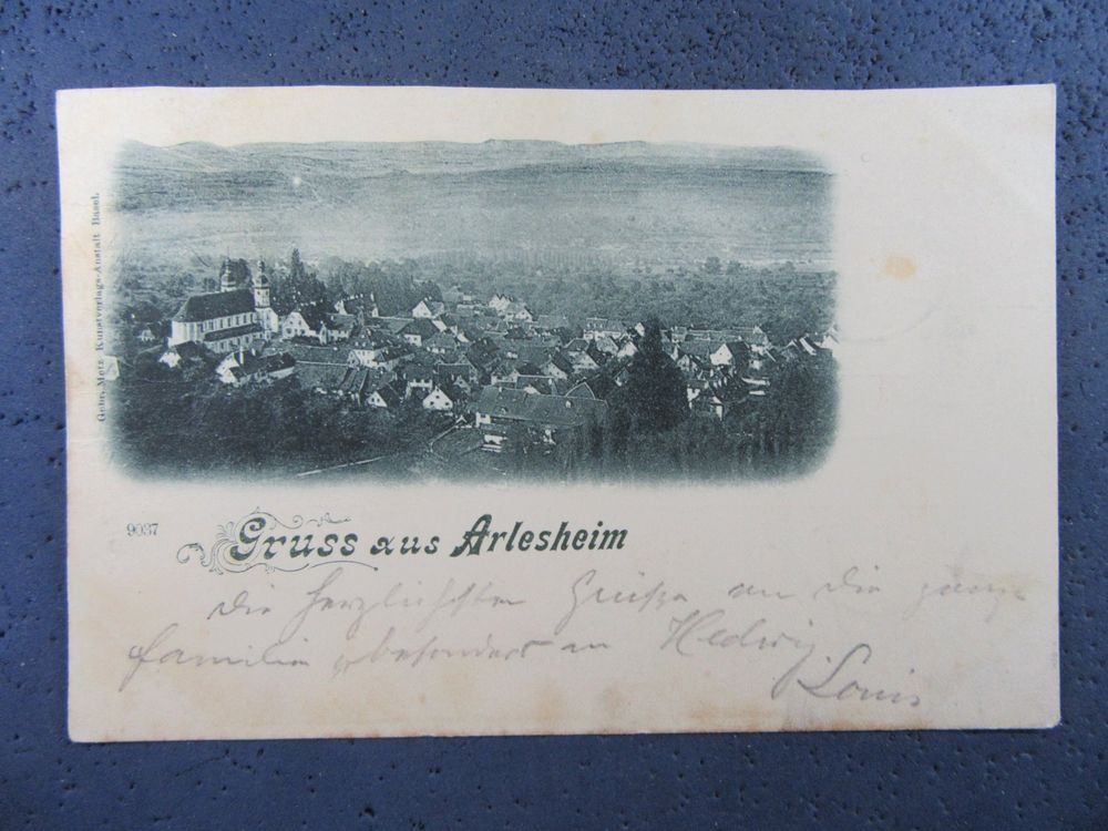 GRUSS AUS ARLESHEIM 1899 BESTOSSEN (Gebraucht) in Ettingen für CHF 4.95 – mit Lieferung auf ...