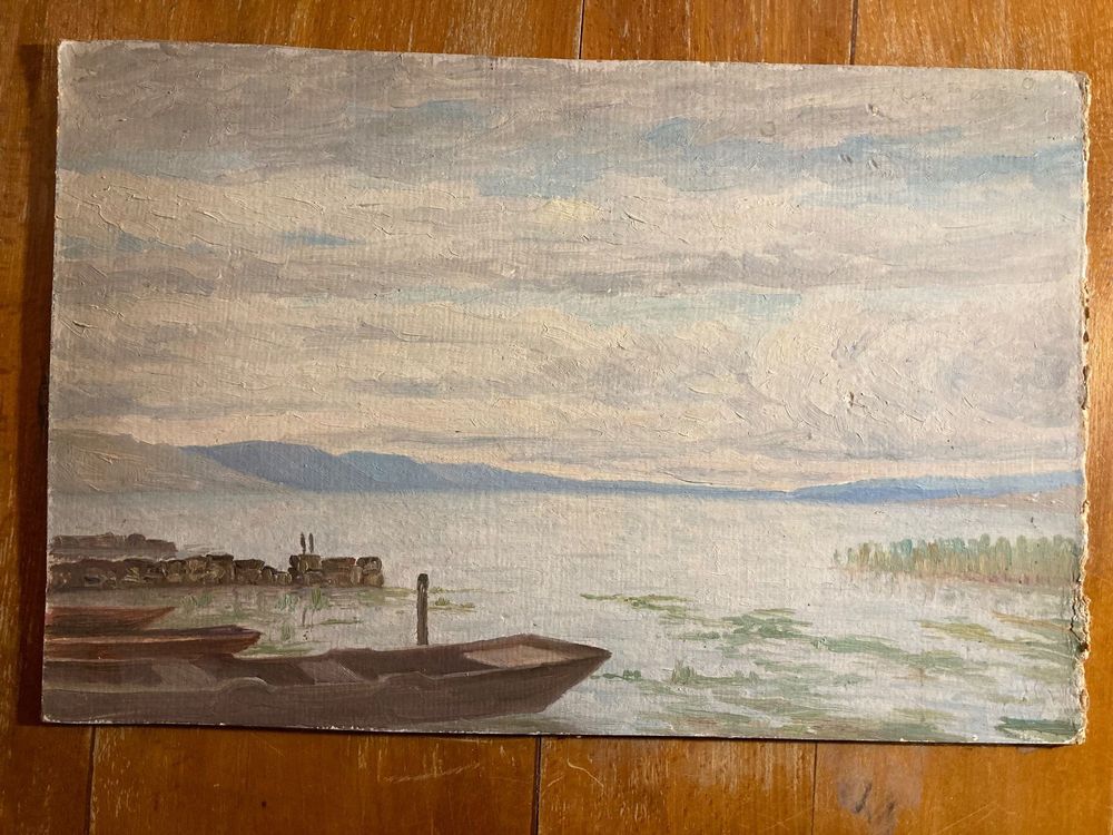 Peinture tableau Gemälde Lac (Gebraucht) in St-Cierges für CHF 32 – mit Lieferung auf Ricardo kaufen