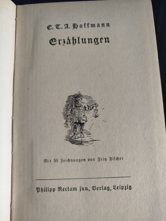 C.T.A. Hoffmann - Erzählungen. Zeichnungen von Fritz Fischer (Defekt ...