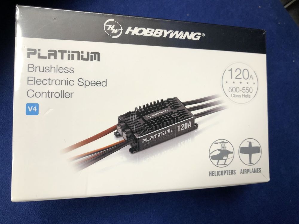 Neuer Hobbywing Platinum Regler 120A V4 | Kaufen auf Ricardo