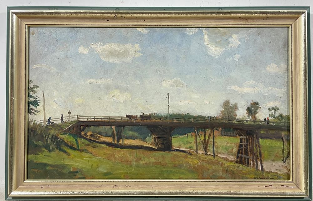 Gemälde mit faszinierendem Sujet unleserlich Signiert (Gebraucht) in Root für CHF 19 – mit ...