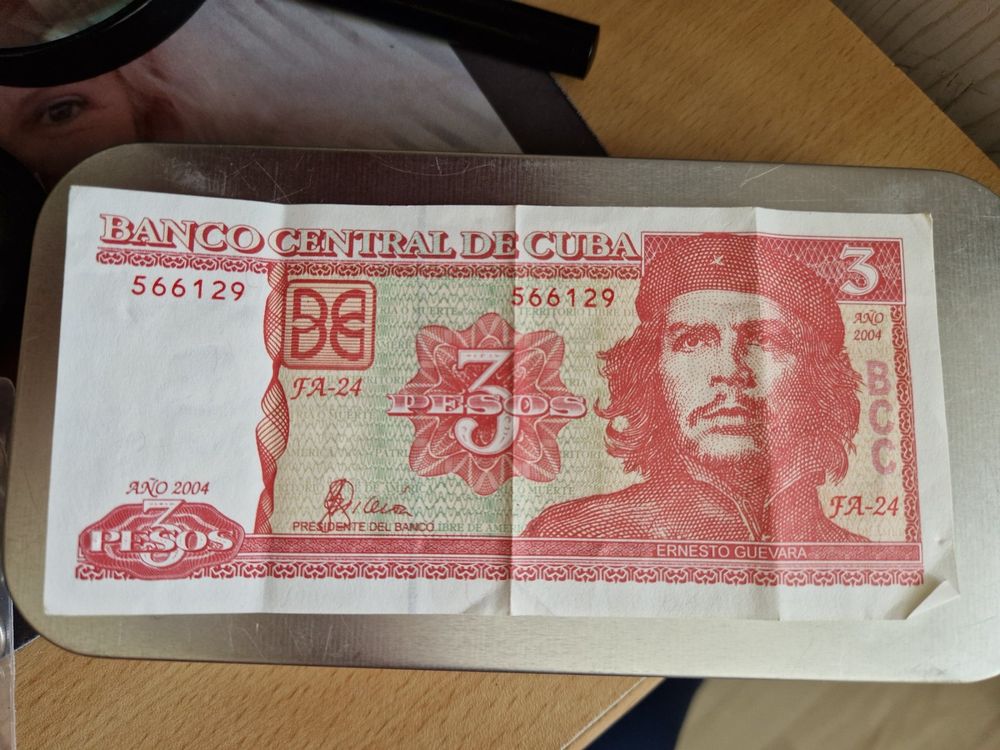 Billet de 3 pesos CHE GUEVARA (Neu (gemäss Beschreibung)) in SAXON für ...
