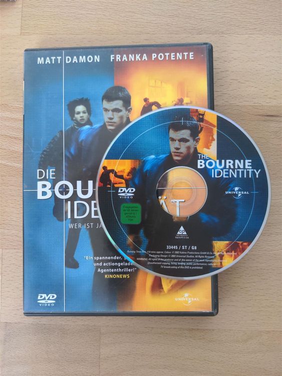 Die Bourne Identität mit Matt Damon (Gebraucht) in Aesch BL für CHF 1 – mit Lieferung auf ...