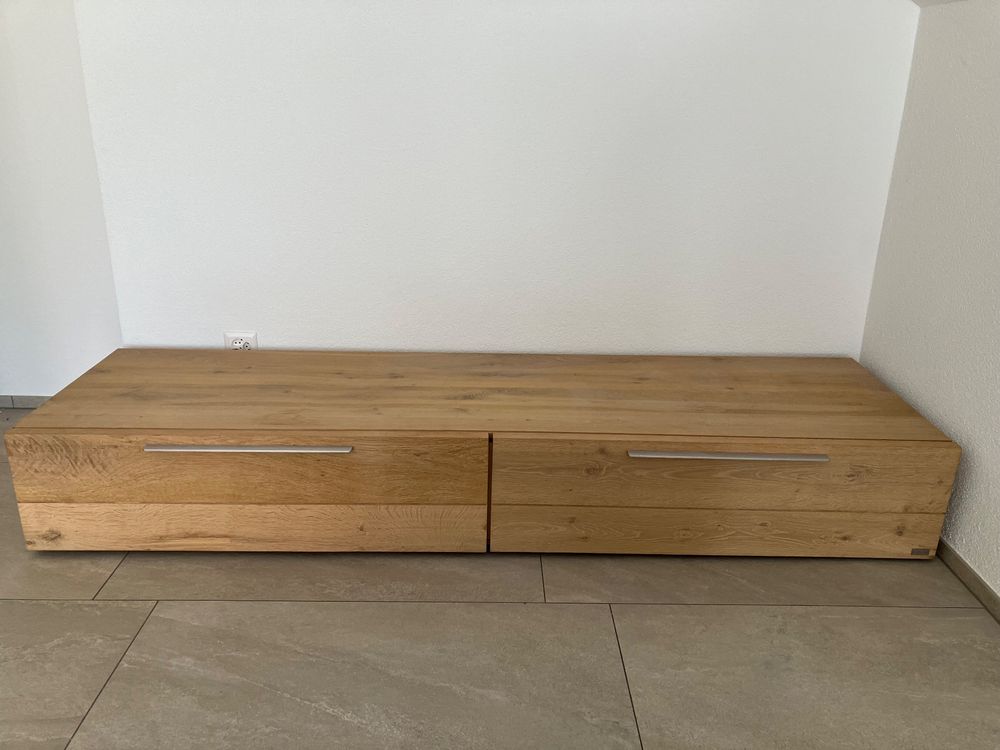 TV-Lowboard Hartmann Eiche massiv Top Zustand | Kaufen auf Ricardo