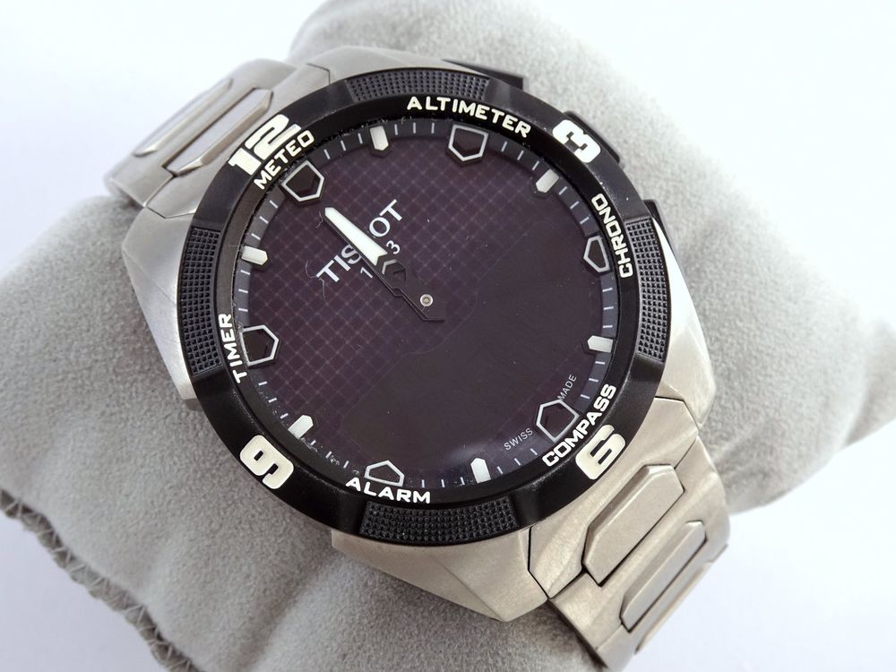 TISSOT T-TOUCH MULTIFUNKTION CHRONO T091.420A TITANIUM | Kaufen auf Ricardo