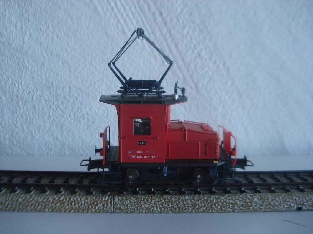 Brawa H0: Schienentraktor Te III 123 SBB, rot, WS, 0566, OVP (Gebraucht ...