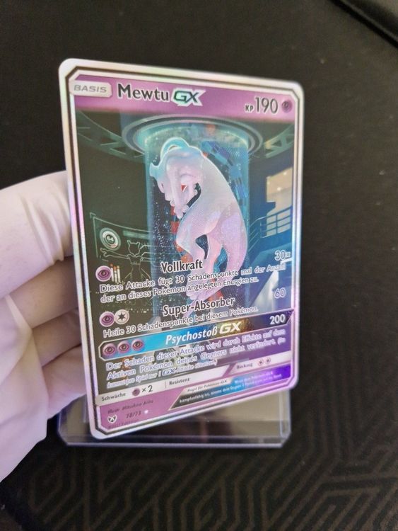 Mewtu / Mewtwo GX AltArt aus Schimmernde Legenden NR 2 (Gebraucht) in ...