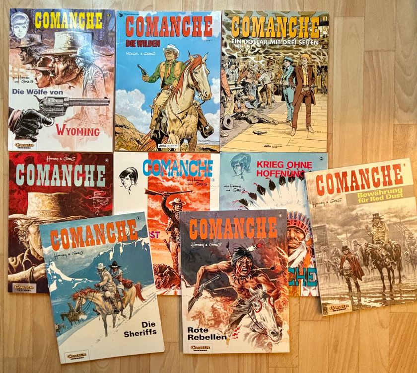 9x Comanche Comic Sammlung Carlsen/Delta 1-12 (ohne 7,9,10) | Kaufen auf Ricardo