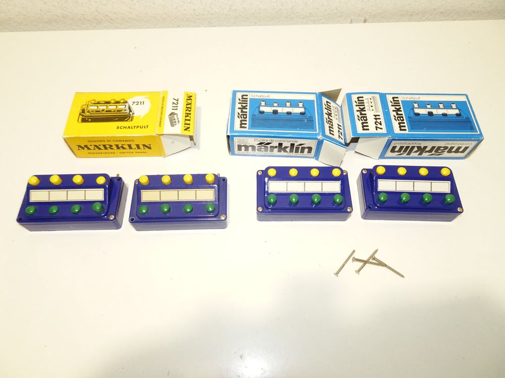 4 Märklin Stell und Schaltpulte HO 7211 | Kaufen auf Ricardo