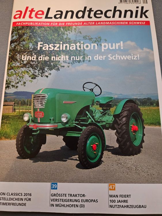 Alte Landtechnik 3/16 Aebi Terratrac Porsche Sepp Knüssel xx (Gebraucht) in Flawil für CHF 20 ...