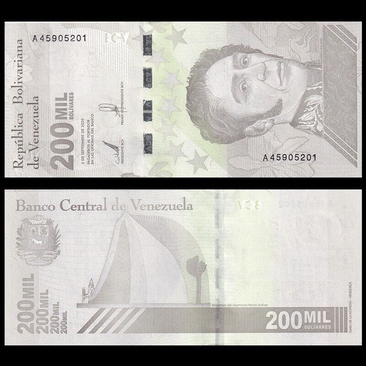 Venezuela 200 Mil. Bolivares 2020 P-112 UNZ (Neu (gemäss Beschreibung ...