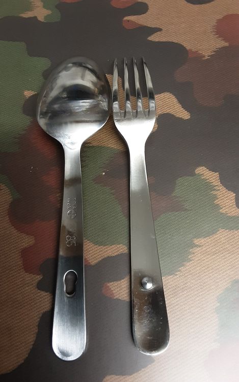 Armee,Militär,Essbesteck,Feldbesteck,Camping (Neu (gemäss Beschreibung)) in Grosswangen für CHF ...