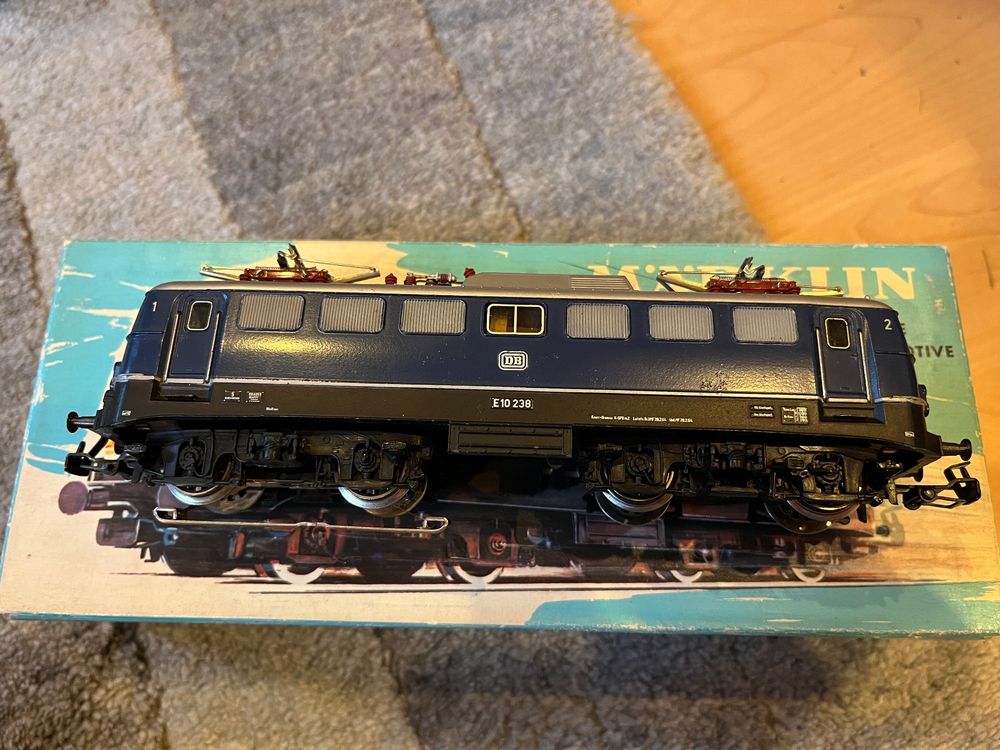 Märklin 3039 E-lok DB BR E10 aus 1965 mit E10 238 OVP top | Kaufen auf ...