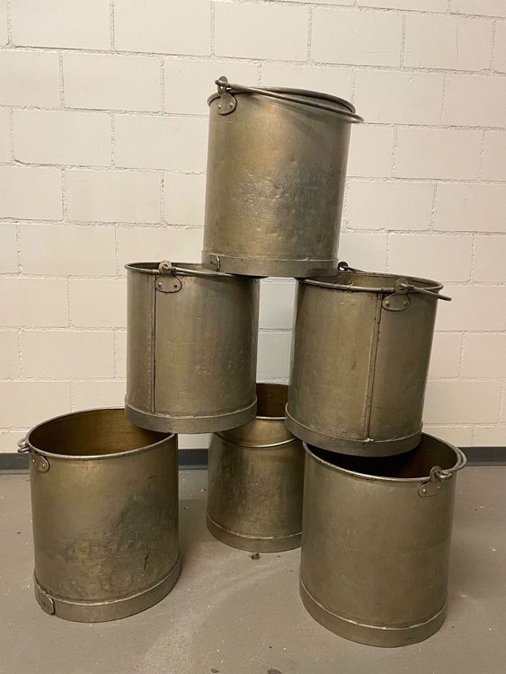 6 Zink Eimer Antik. | Kaufen auf Ricardo
