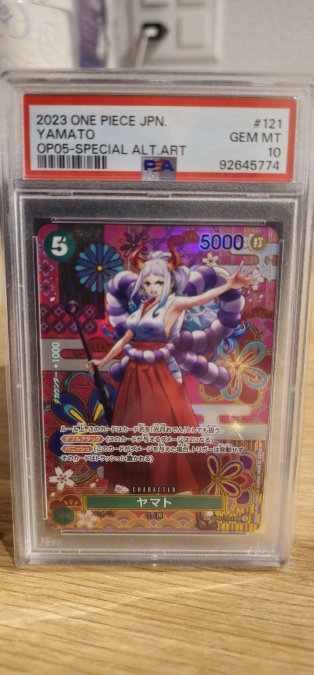ONE PIECE, PSA10, OP05-SPECIAL ALT. ART, YAMATO[OP01-121] JP (Neu ...