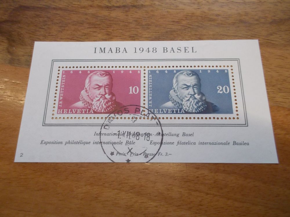 Block IMABA Basel 1948 o | Kaufen auf Ricardo