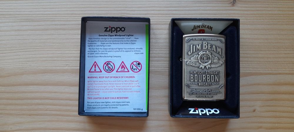 ZIPPO " JIM BEAM " (Neu und originalverpackt) in für CHF 58.5 – mit ...