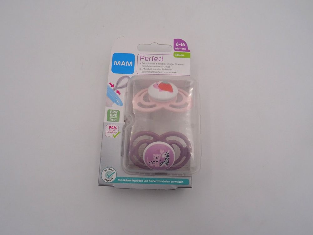 MAM Perfect Nuggi 16+ Monate, 2er Set (Neu und originalverpackt) in für ...