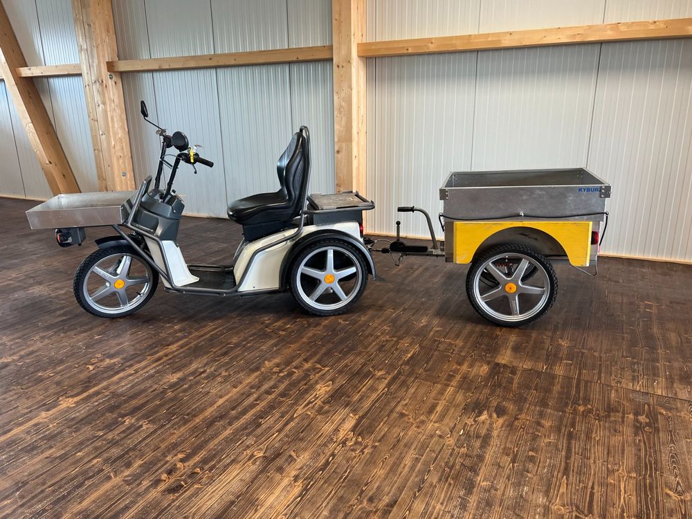 Kyburz DXP 160 Ah Ex Post 45Km/h mit Anhänger | Acheter sur Ricardo