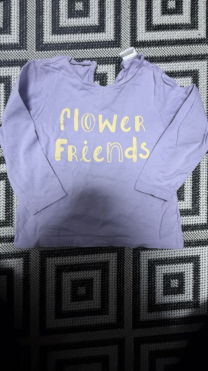 H&M Baby Shirt Gr. 80, Lila "Flower Friends" Top (Gebraucht) in Zürich ...