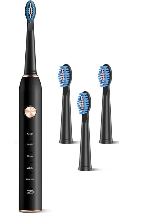 Schallzahnbürste XM-801 mit 4 Zahnbürstenköpfen (Neu und ...