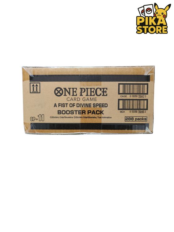 One Piece OP11 A Fist of Divine Speed Booster Box Case (Neu und ...