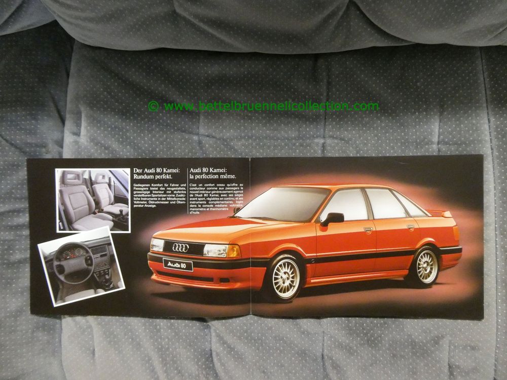 Audi 80 B3 Kamei Prospekt 1988 deutsch/französisch | Kaufen auf Ricardo