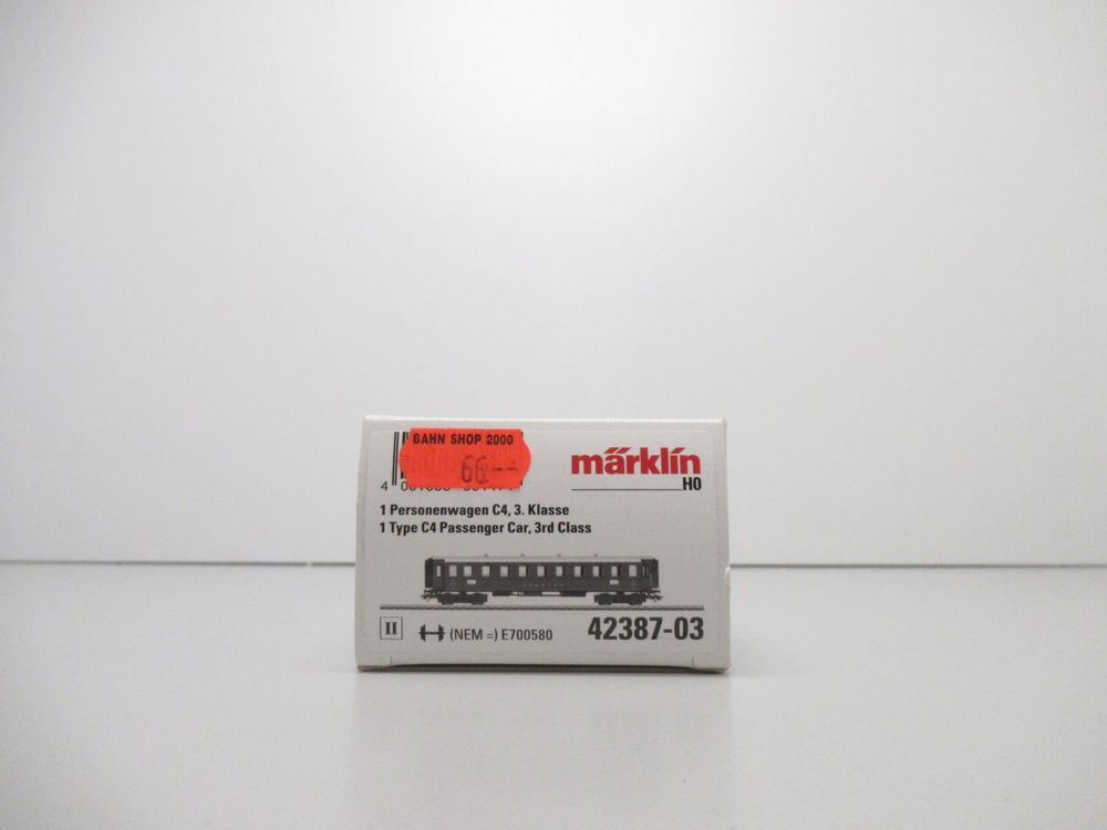 Märklin 42387-03 3.Kl. SBB DC H0 (Gebraucht) in Basel für CHF 20 – mit ...