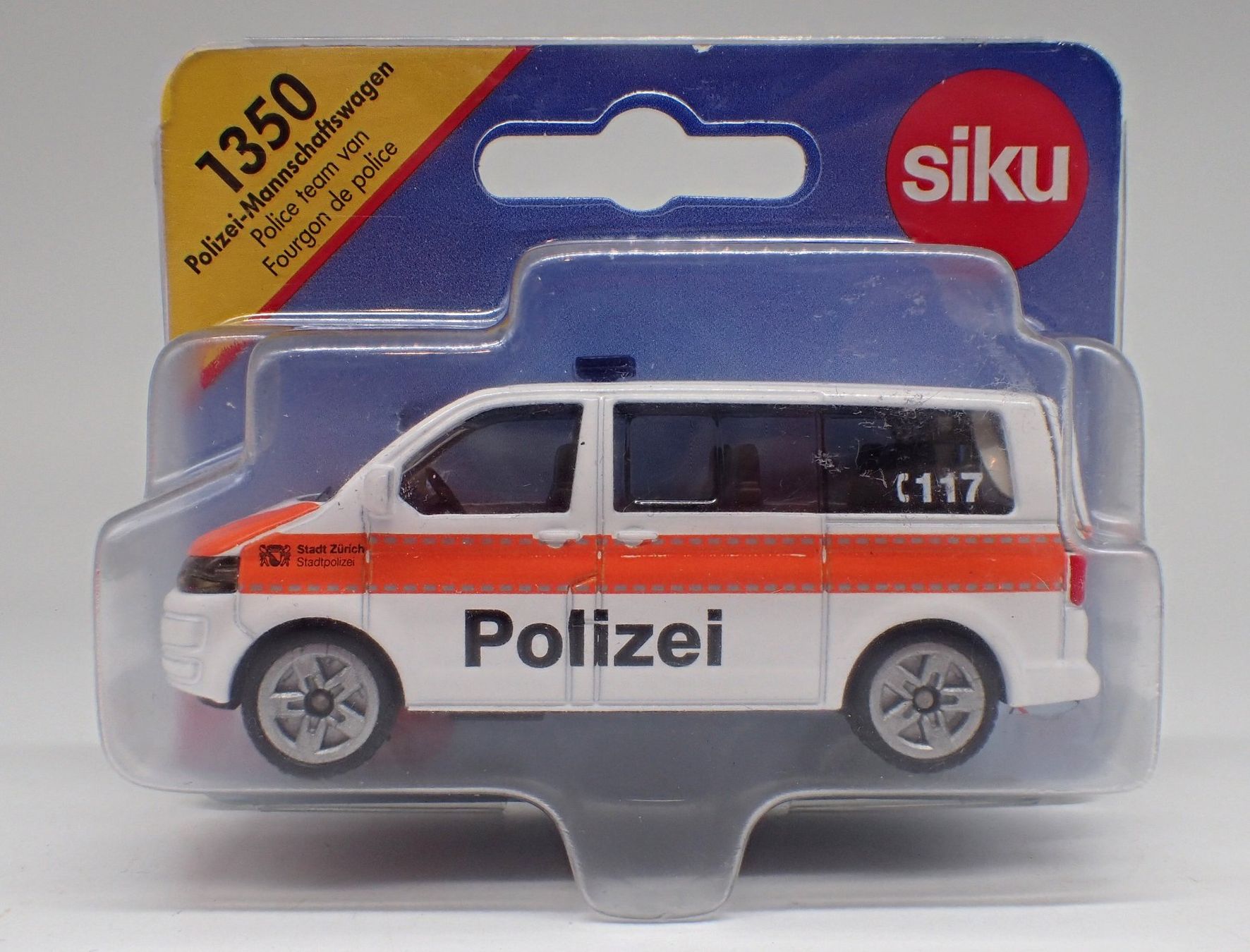 Siku 1070/1350 - VW T5 Stadtpolizei Zürich (Neu (gemäss Beschreibung ...