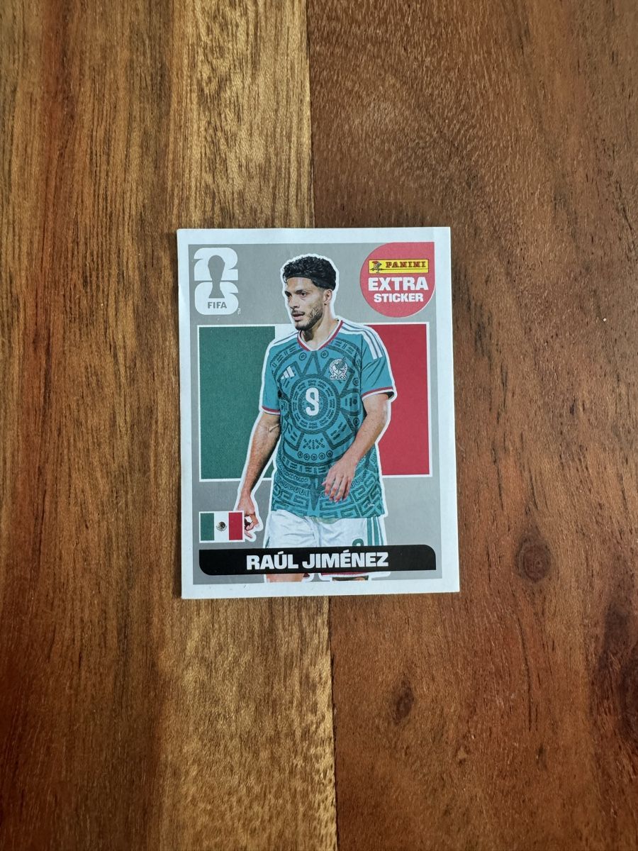 Panini WM 2026 Sticker Raúl Jiménez EXTRA STICKER Silver (Neu (gemäss ...