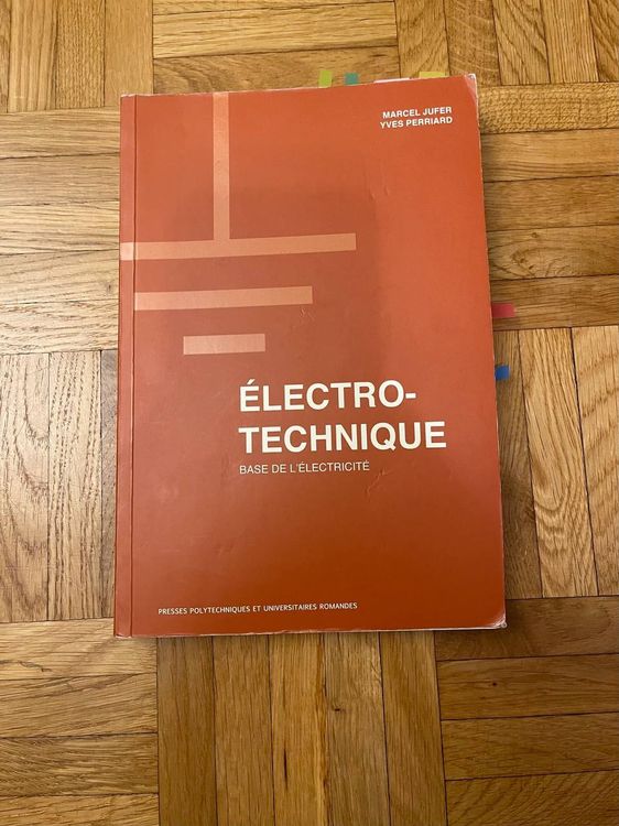 Electro-technique - Base de l'électricité - Jufer & Perriard (Gebraucht) in für CHF 5 – mit ...