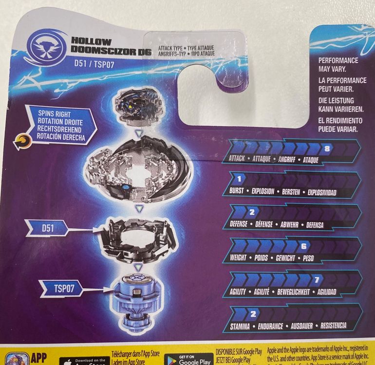 Beyblade Burst Surge Speed Storm Hollow Doomscizor (Neuf avec emballage ...