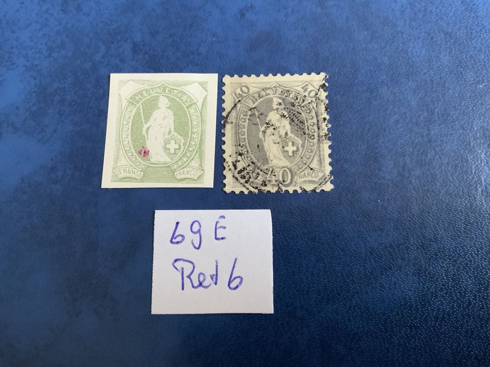 Briefmarken Schweiz Stehende Helvetia (Gebraucht) in Binningen für CHF 1 – mit Lieferung auf ...