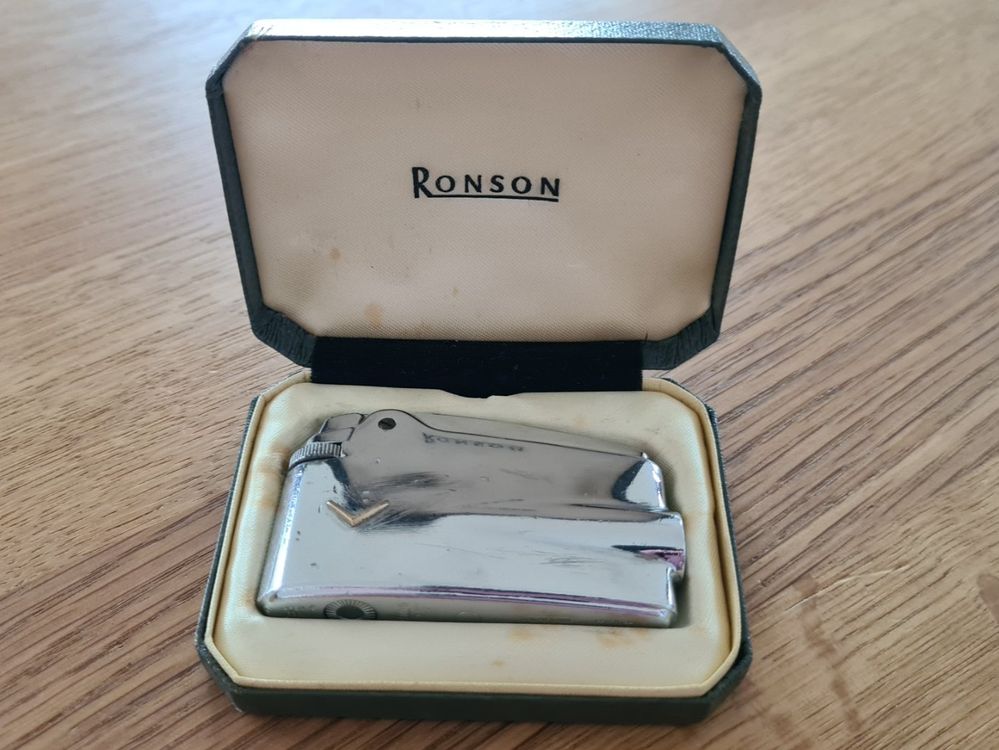 Original RONSON Varaflame Feuerzeug - England mit OVP 60er (Gebraucht ...