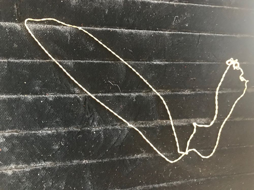 chainette or 18 carats - très fine-0,8 gr (Gebraucht) in Evilard für ...