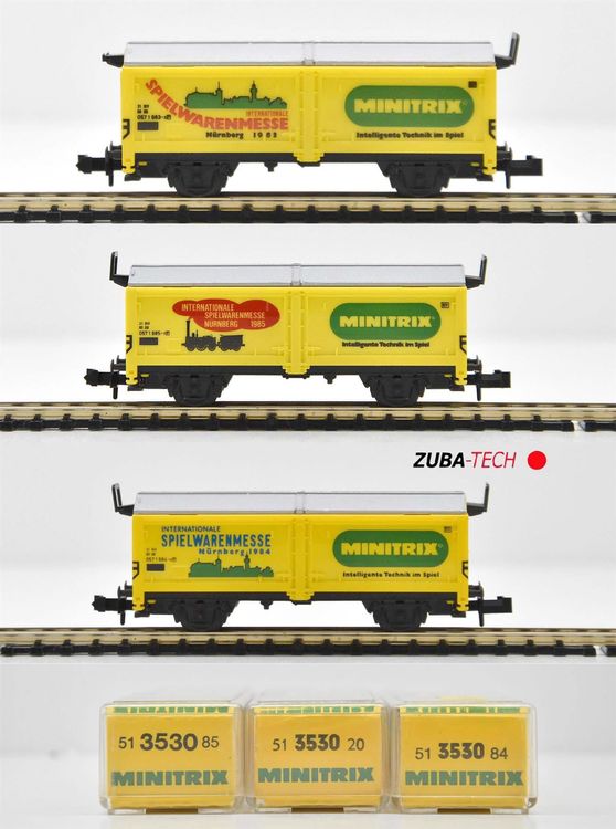 Minitrix 3x Schiebewandwagen DB Spur N (Gebraucht) in St. Gallen für CHF 10 – mit Lieferung auf ...