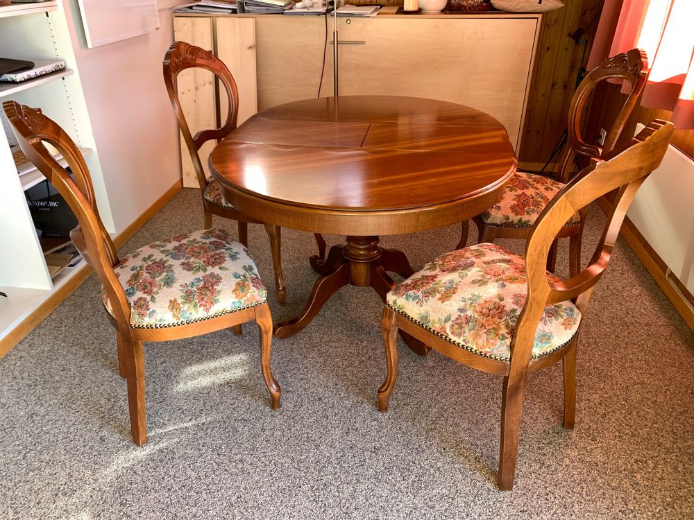 Biedermeier Tisch und Stühle | Kaufen auf Ricardo