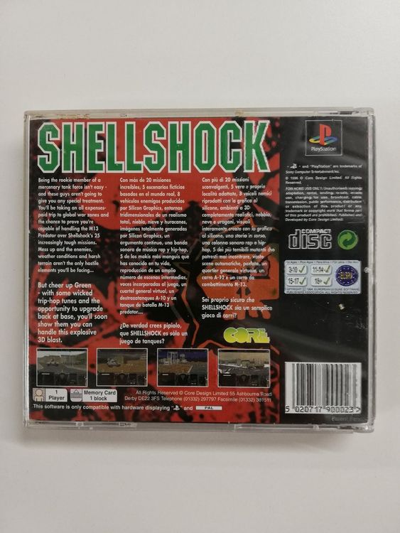 Shellshock / Sony Playstation 1 PSX /PS1 (Gebraucht) in St. Gallen für ...