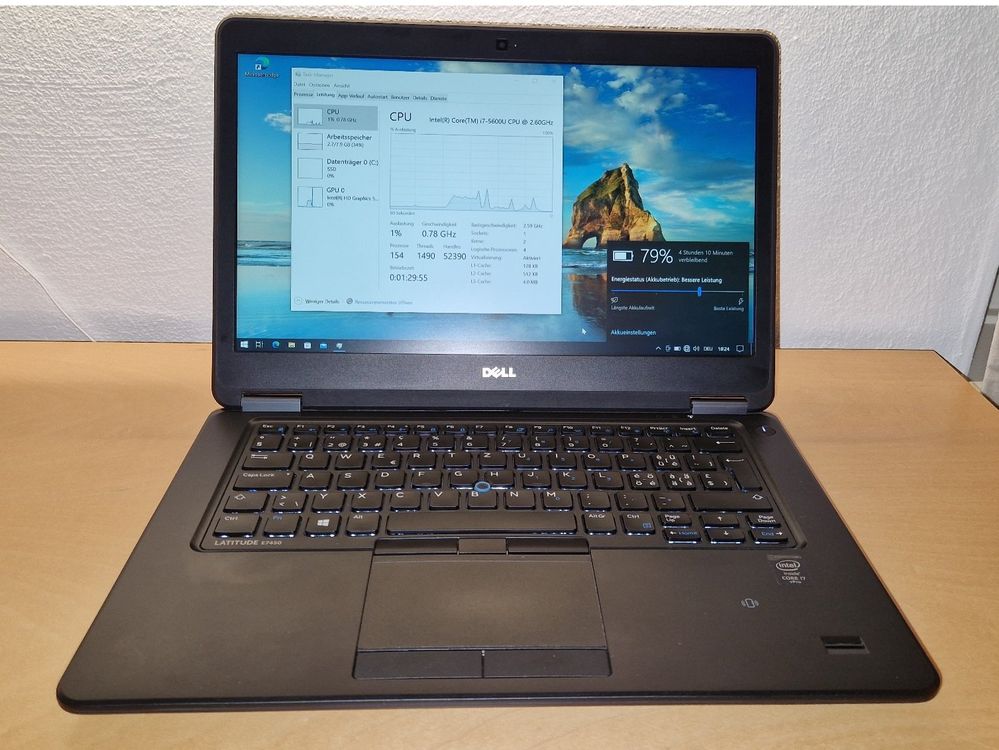 Dell Latitude E7450 (14", Intel Core i7, 8GB, 256 GB SSD) (Gebraucht) in Bertschikon Gossau für ...