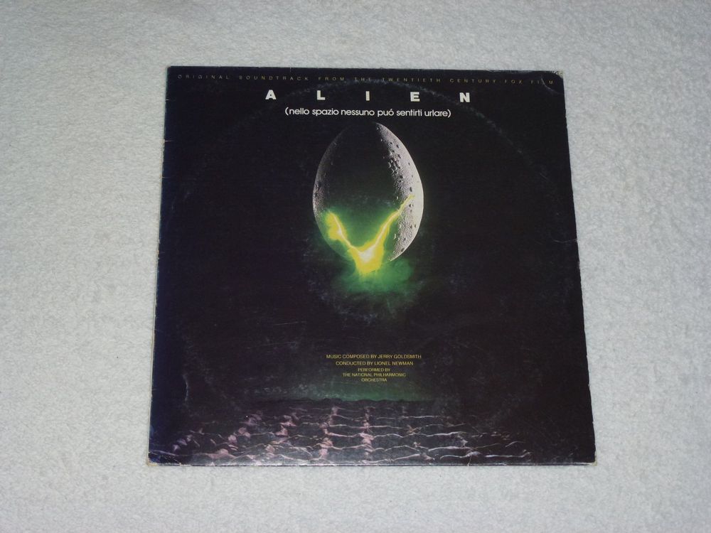 LP ORGINAL SOUNDTRACK JERRY GOLDSMITH - ALIEN / 1979 ITALY (Gebraucht ...