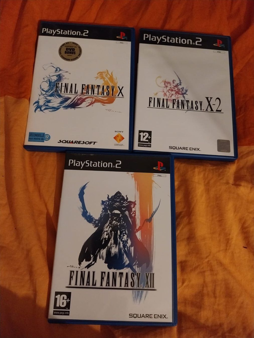 Lot Final Fantasy X (édition spéciale) + X-2 + XII (PS2, PAL (D ...
