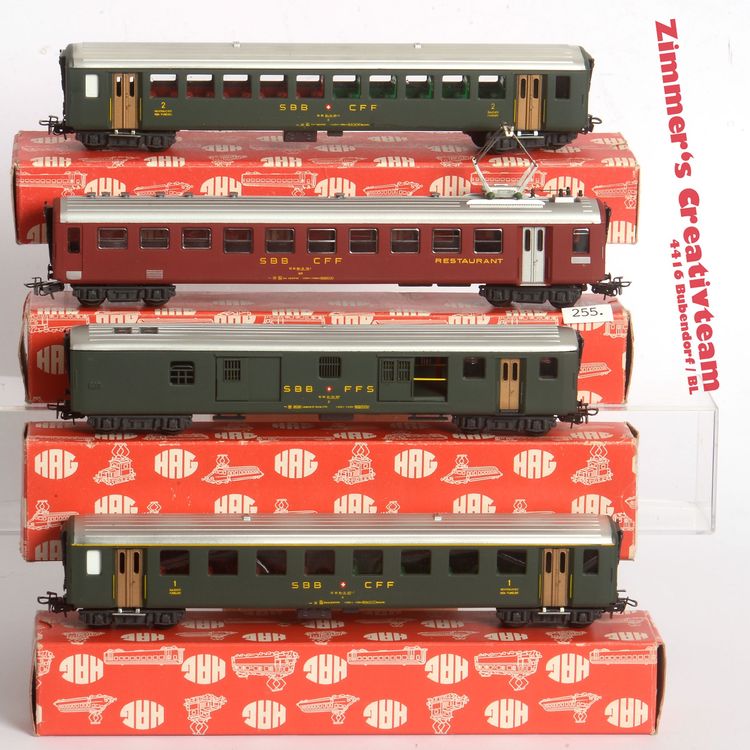 4 HAG SBB Pers.Wagen, H0, WS, OVP (Gebraucht) in Bubendorf für CHF 49.95 – mit Lieferung auf ...