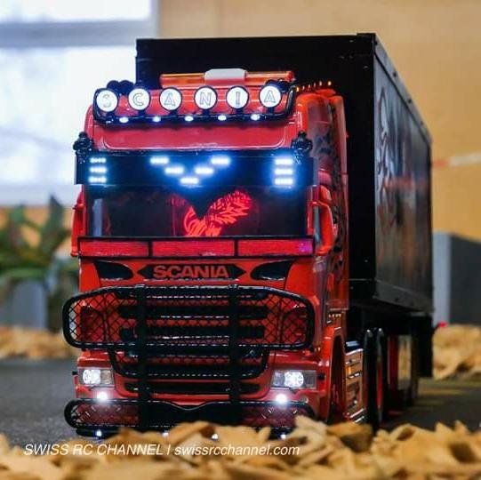 Scania Orange Eagle Komplett mit Anhänger (Gebraucht) in Oberrohrdorf ...