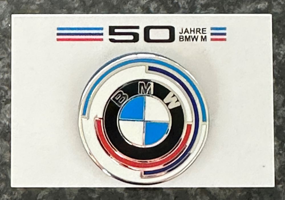Original BMW M 50 Jahre PIN / Anstecker (Neu und originalverpackt) in ...