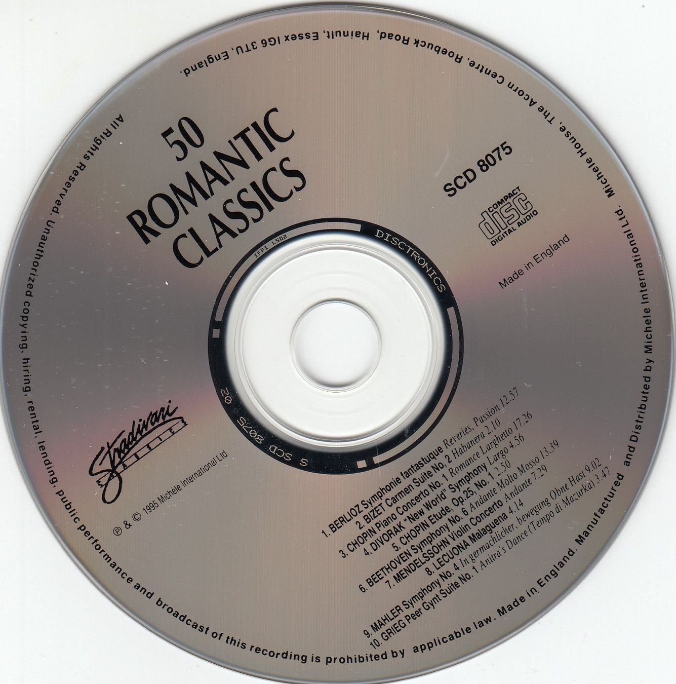 50 Romantic Classics 5 CD Set of the Worlds beautiful Music (Gebraucht ...