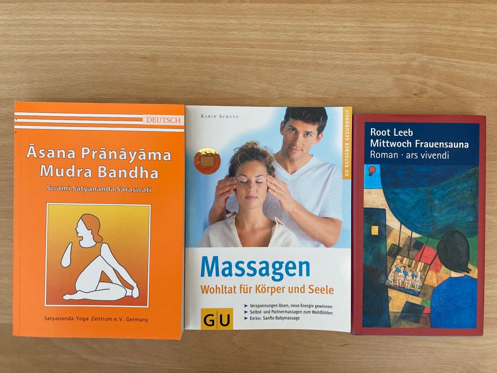 Handbuch Yoga / Ratgeber Massagen / Roman (Gebraucht) in Fehren für CHF ...