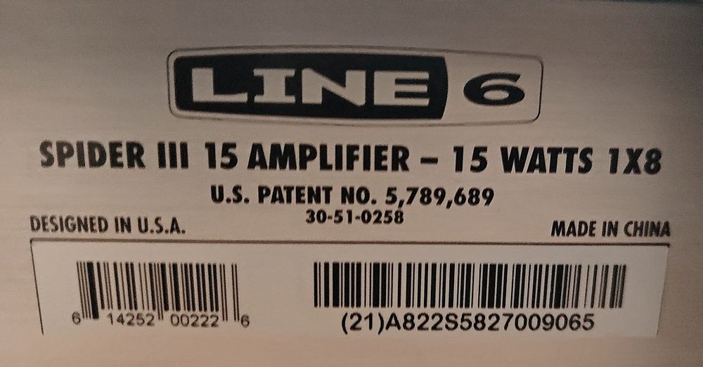 Gitarrenverstärker Line 6 Spider III (15 Watt) (Gebraucht) in Aesch ...
